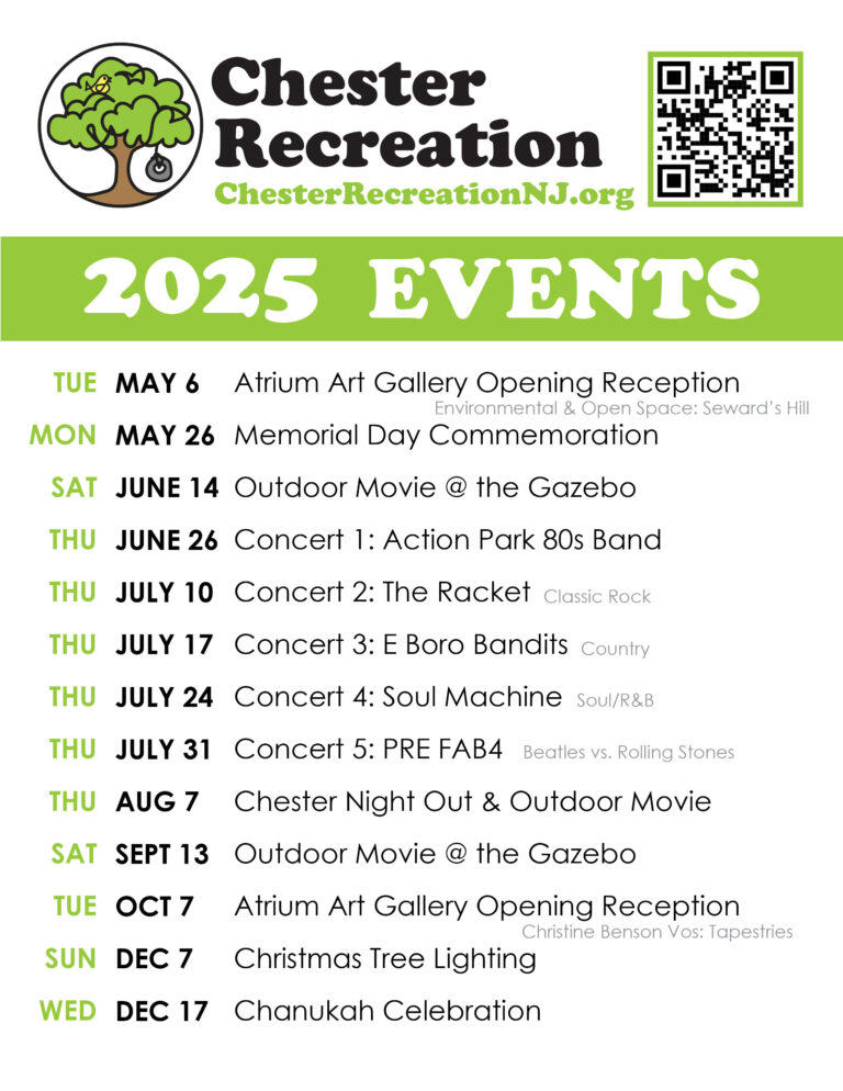 Chester Recreation – Serving Chester, NJ